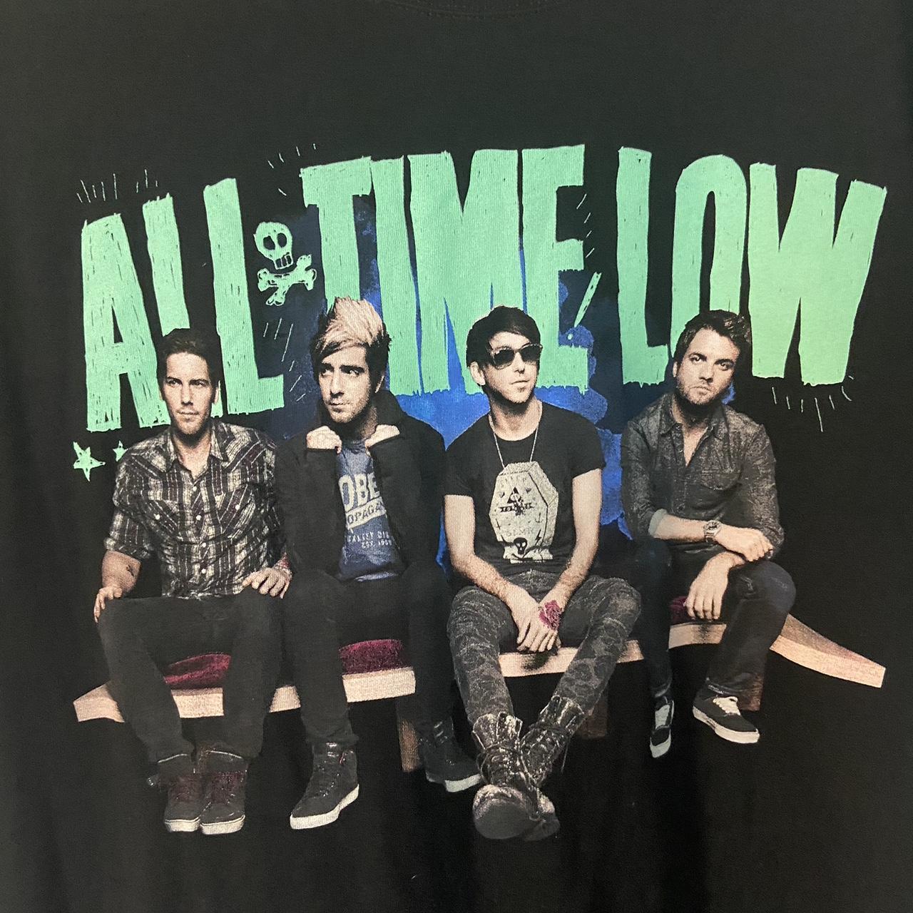 All Time Low (Tour Shirt) Women's XL. 1-Sided. SS.... - Depop