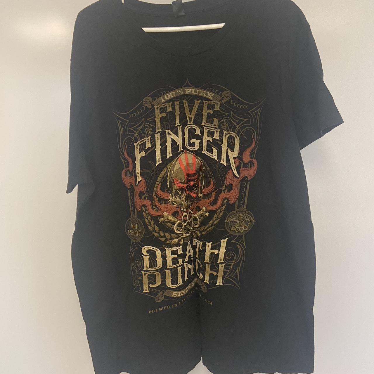 Five Finger Death Punch (Tour Shirt) XXL. 1-Sided.... - Depop
