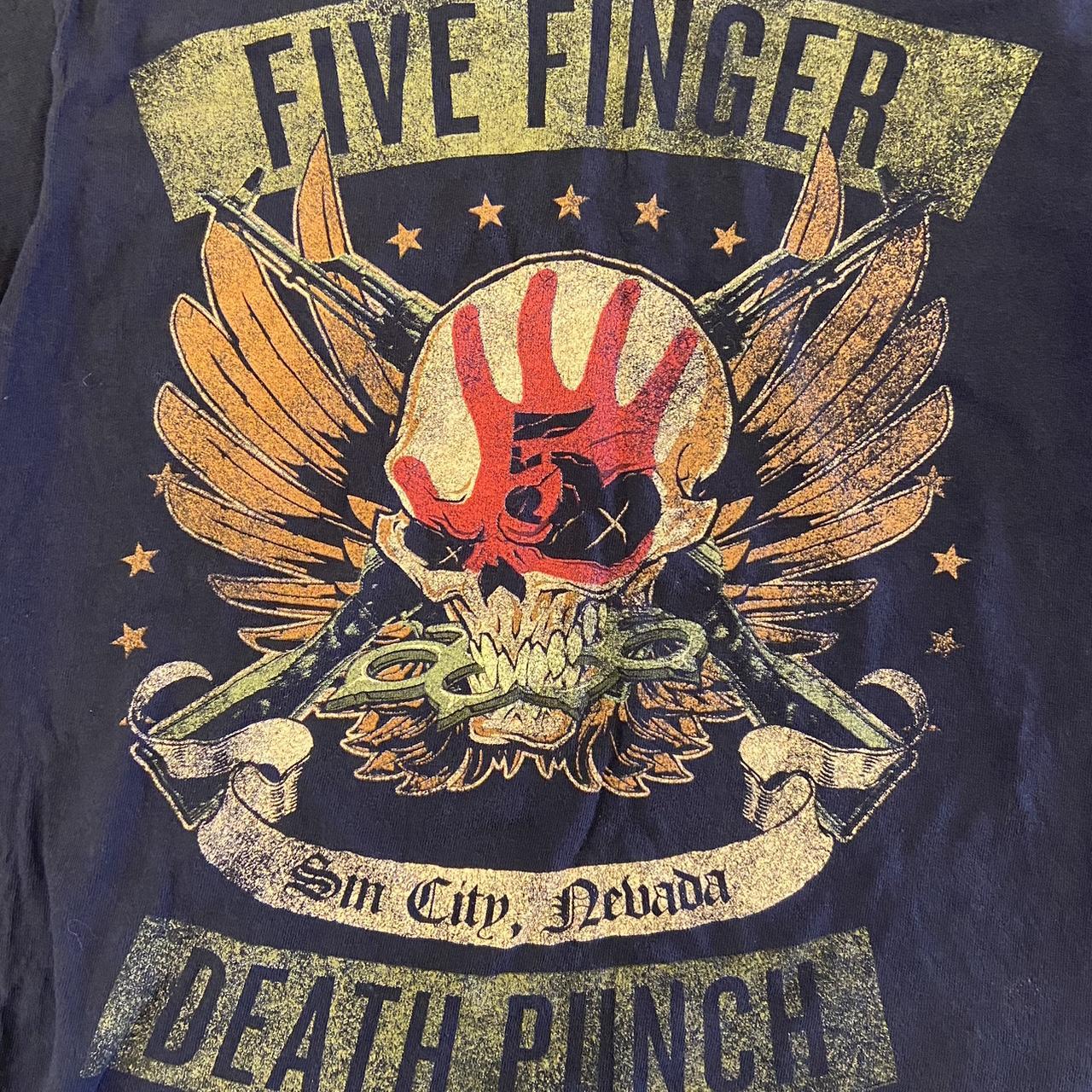 Five Finger Death Punch (FFDP) Tour Shirt Medium.... | Depop
