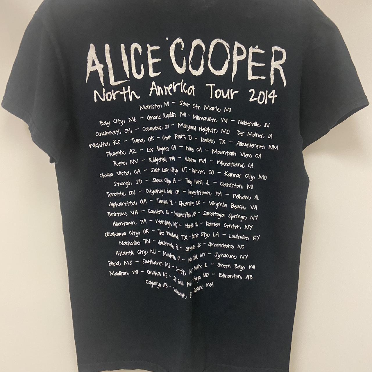 Alice Cooper (Raise the Dead 2014) Tour Shirt Small.... | Depop