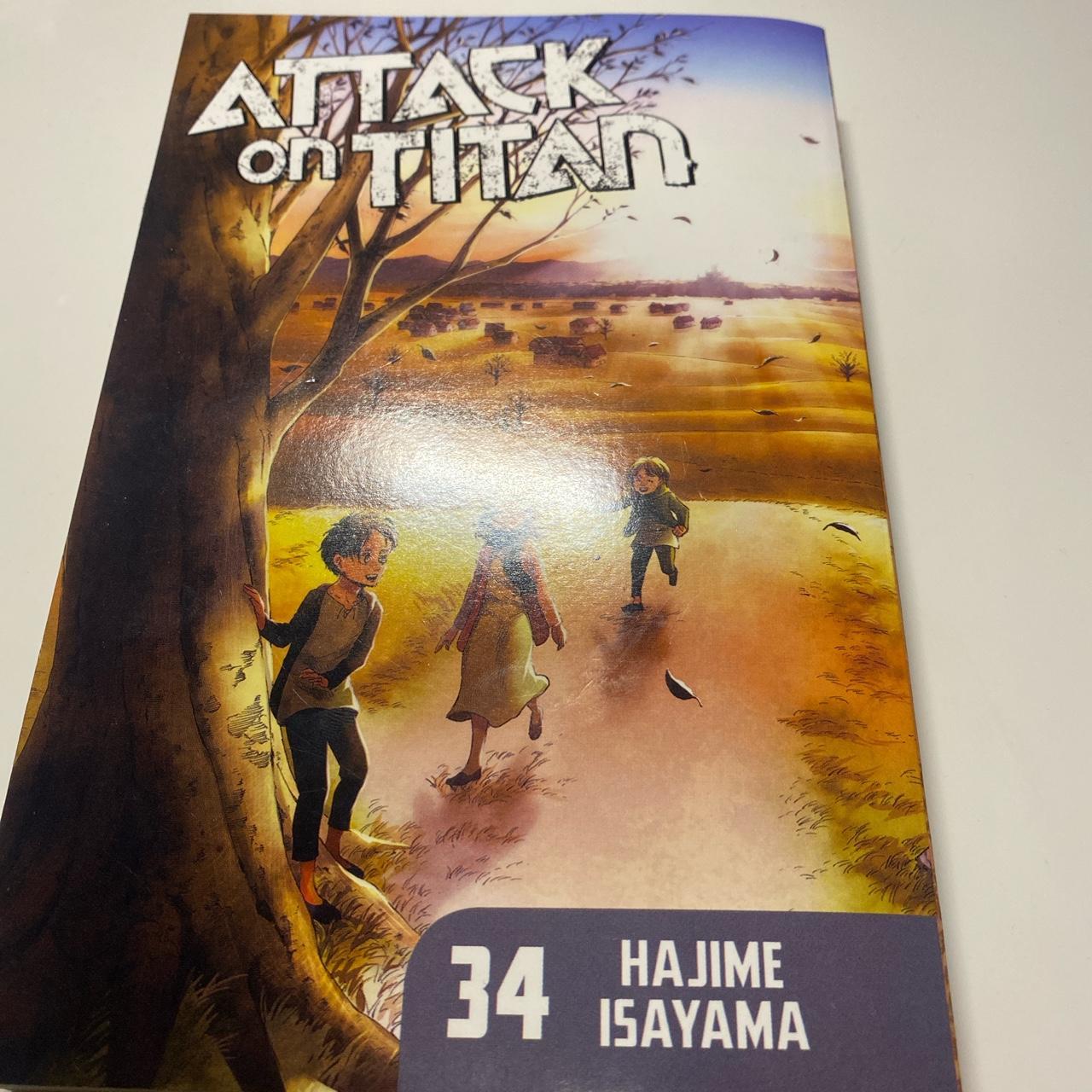 attack on titan manga vol 34! #attackontitan #aot... - Depop