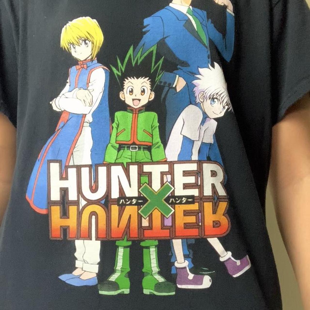 hunter x hunter graphic anime t shirt side... - Depop