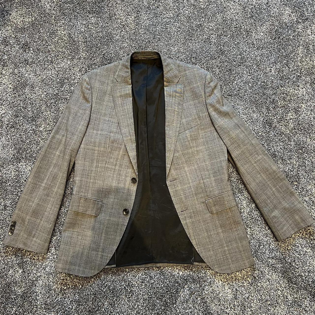 Hugo Boss Women's Grey Tailored-jackets | Depop