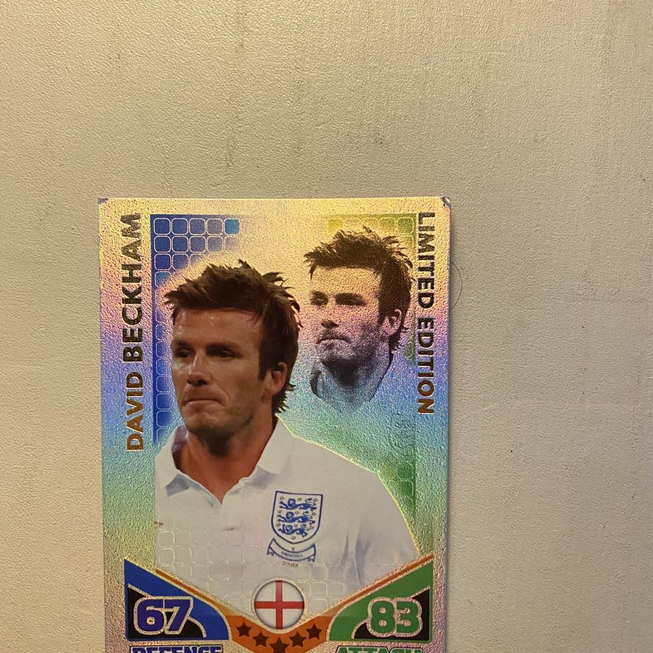 David Beckham Super rare Match attax #match... - Depop