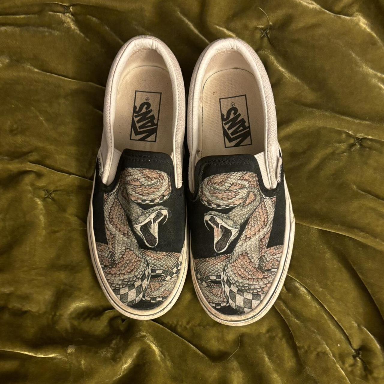 Vans Snake print sneakers men’s 4 women’s 5.5 - Depop
