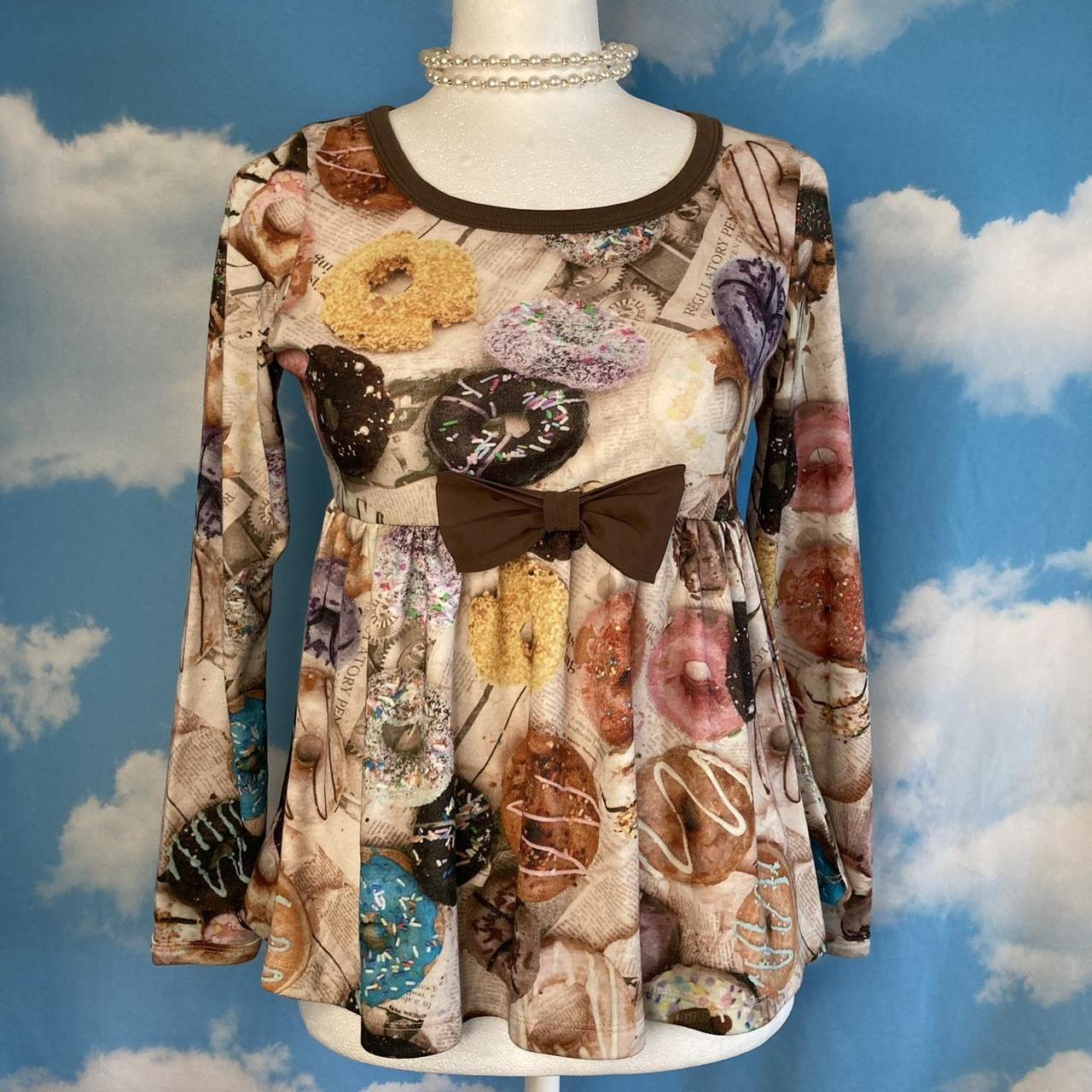 Donut Shoppe Sweet Tooth Shirt This kawaii soft... - Depop