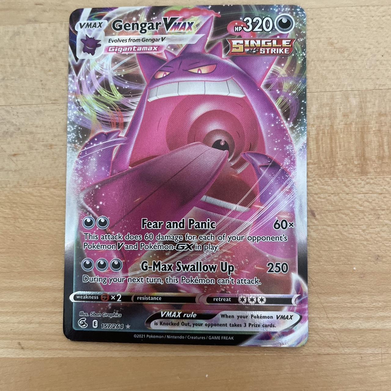 Gengar VMAX CARD VERY GOOD CONDITION #PokemonTCG ... | Depop