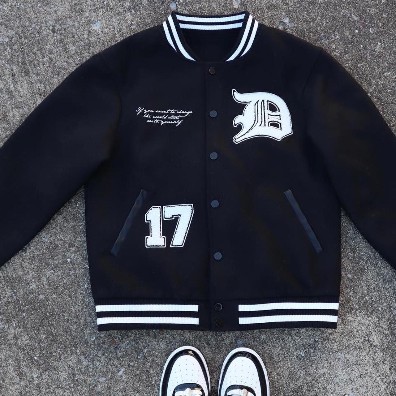 This is a custom varsity jacket that’s very limited... - Depop
