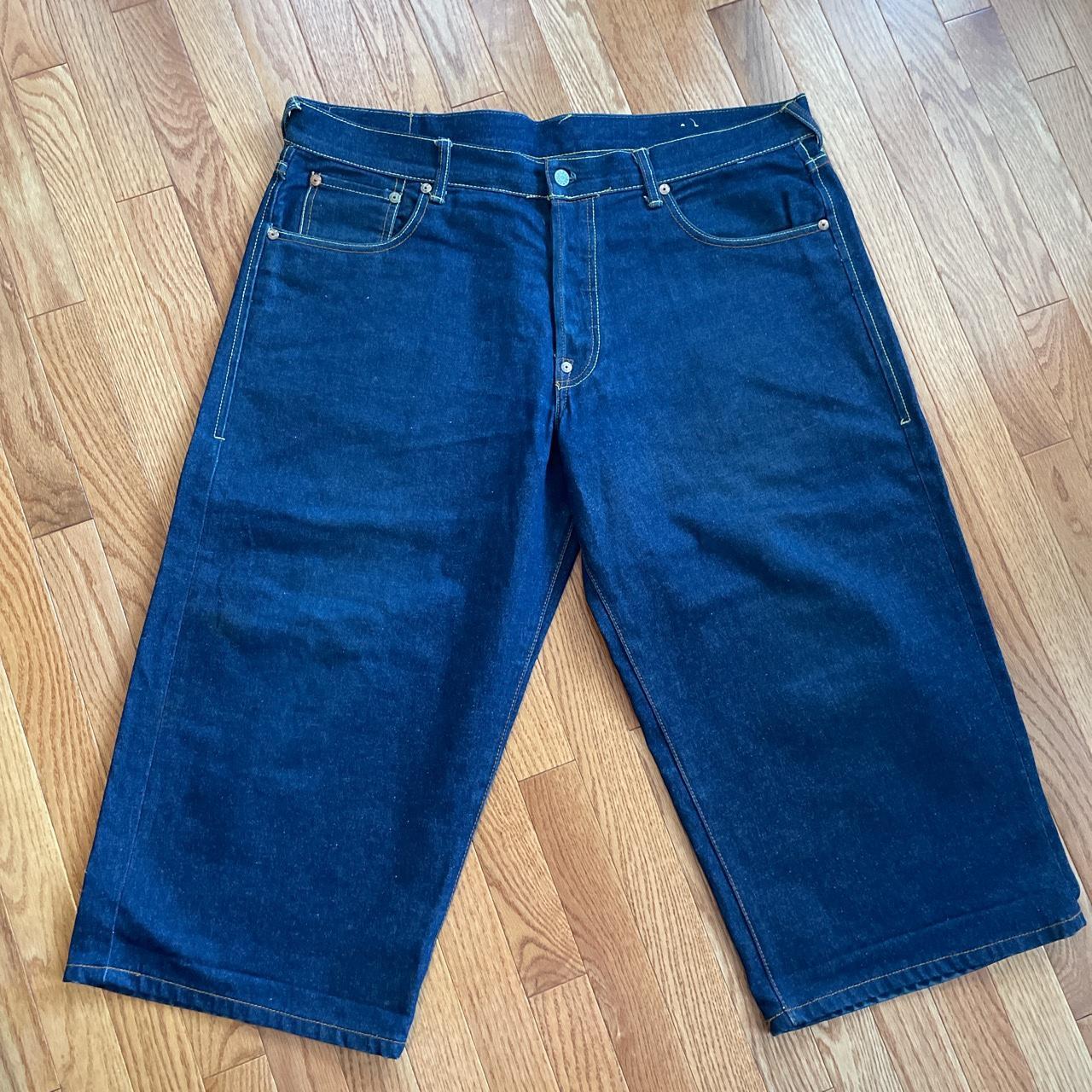 OG EVISU DAICOCK JORTS/CAPRI 38x26 DM FOR... - Depop