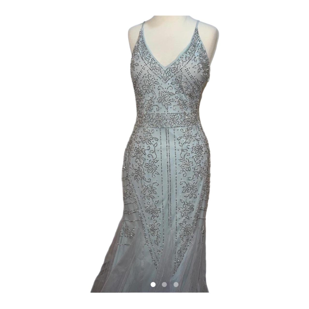 XSCAPE dress Only been worn once! - Depop