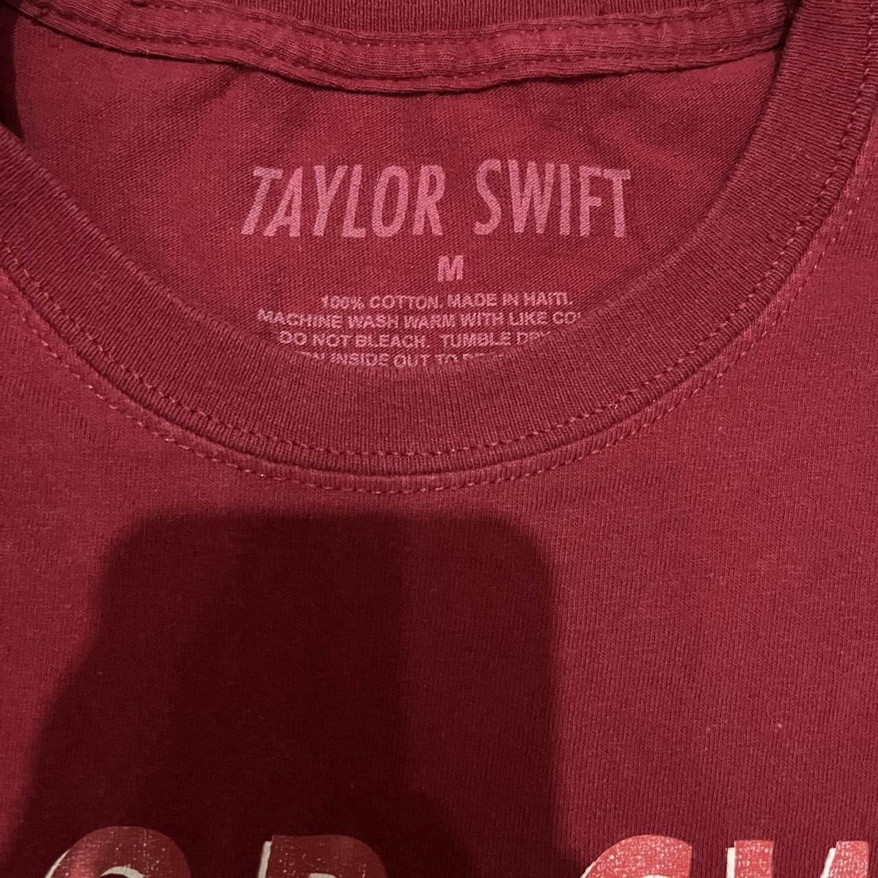 Taylor Swift Red Tour outfits shirt in a size medium... - Depop