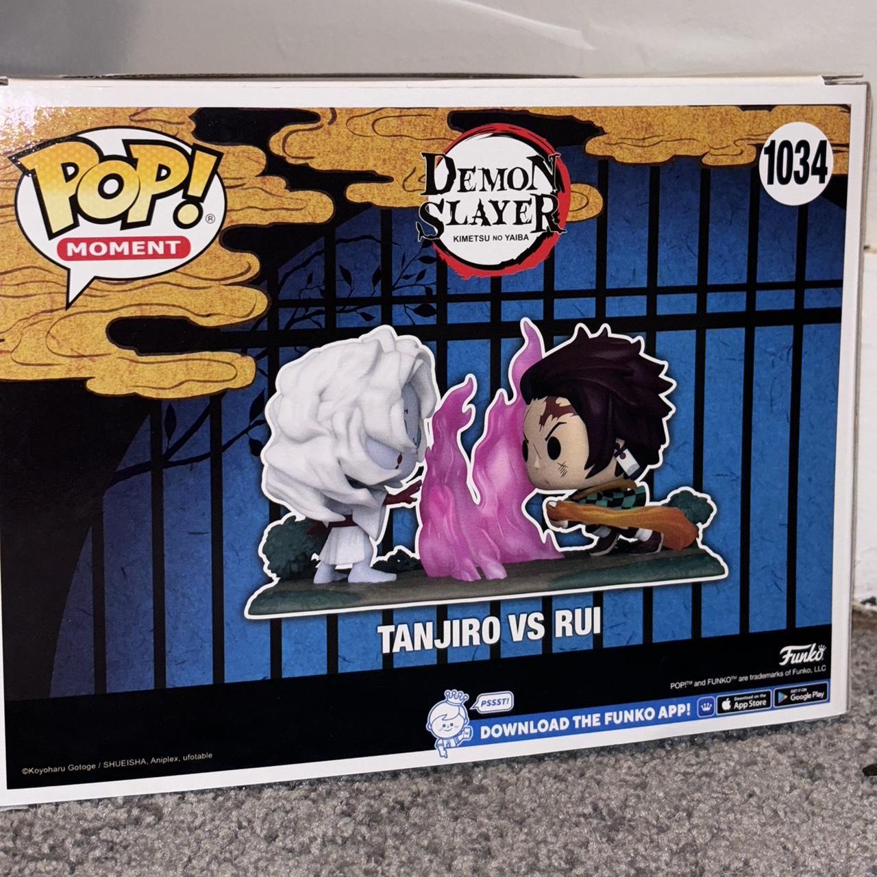 Tanjiro vs. Rui Funko Pop Good condition! - Depop