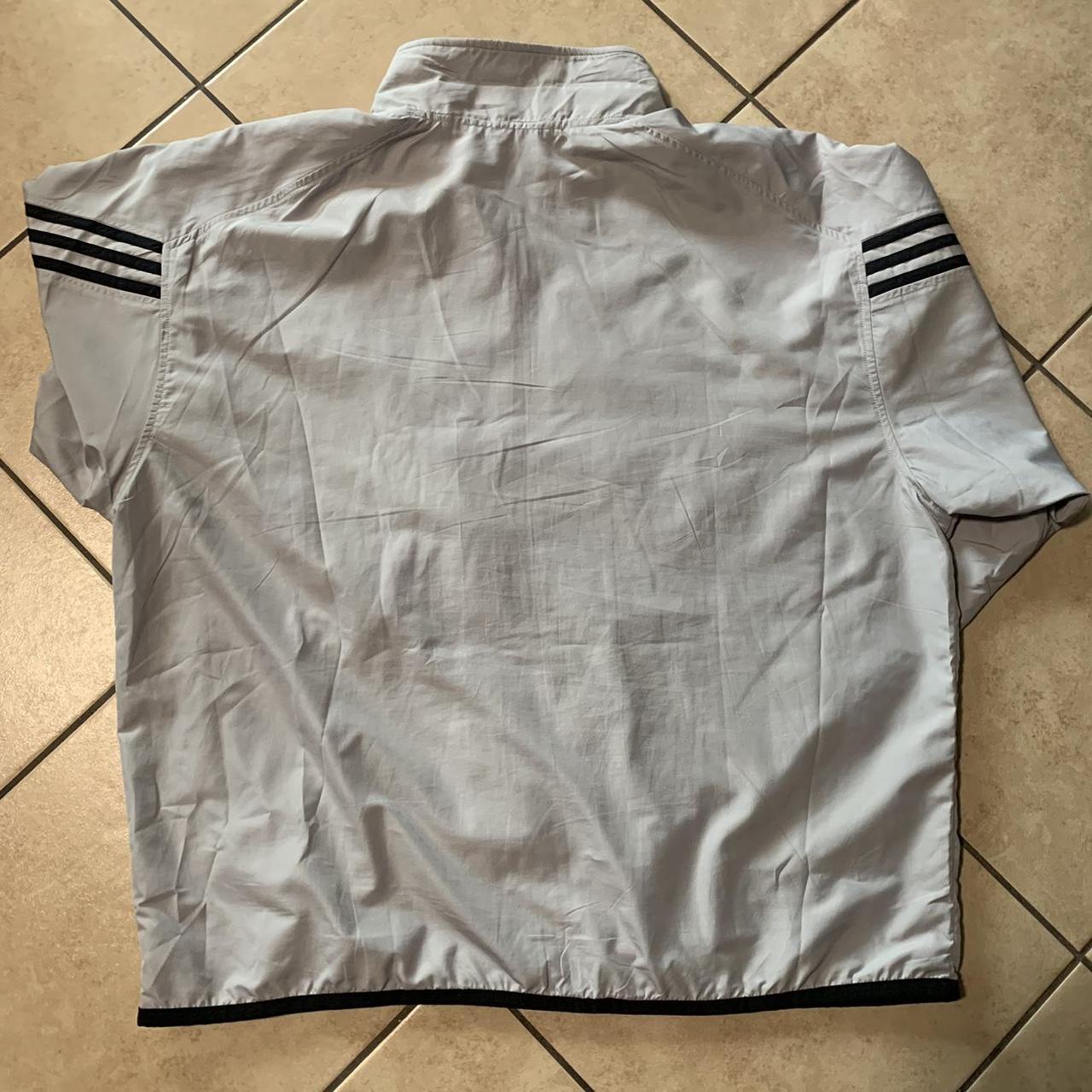 Adidas Men's Grey and Black Jacket | Depop