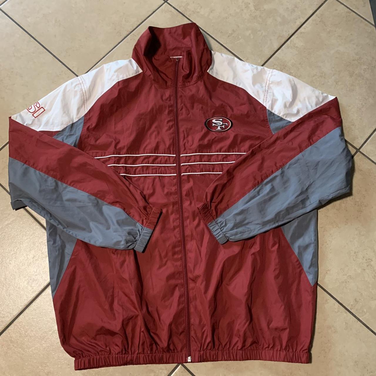 NFL Men's Red and Yellow Jacket | Depop