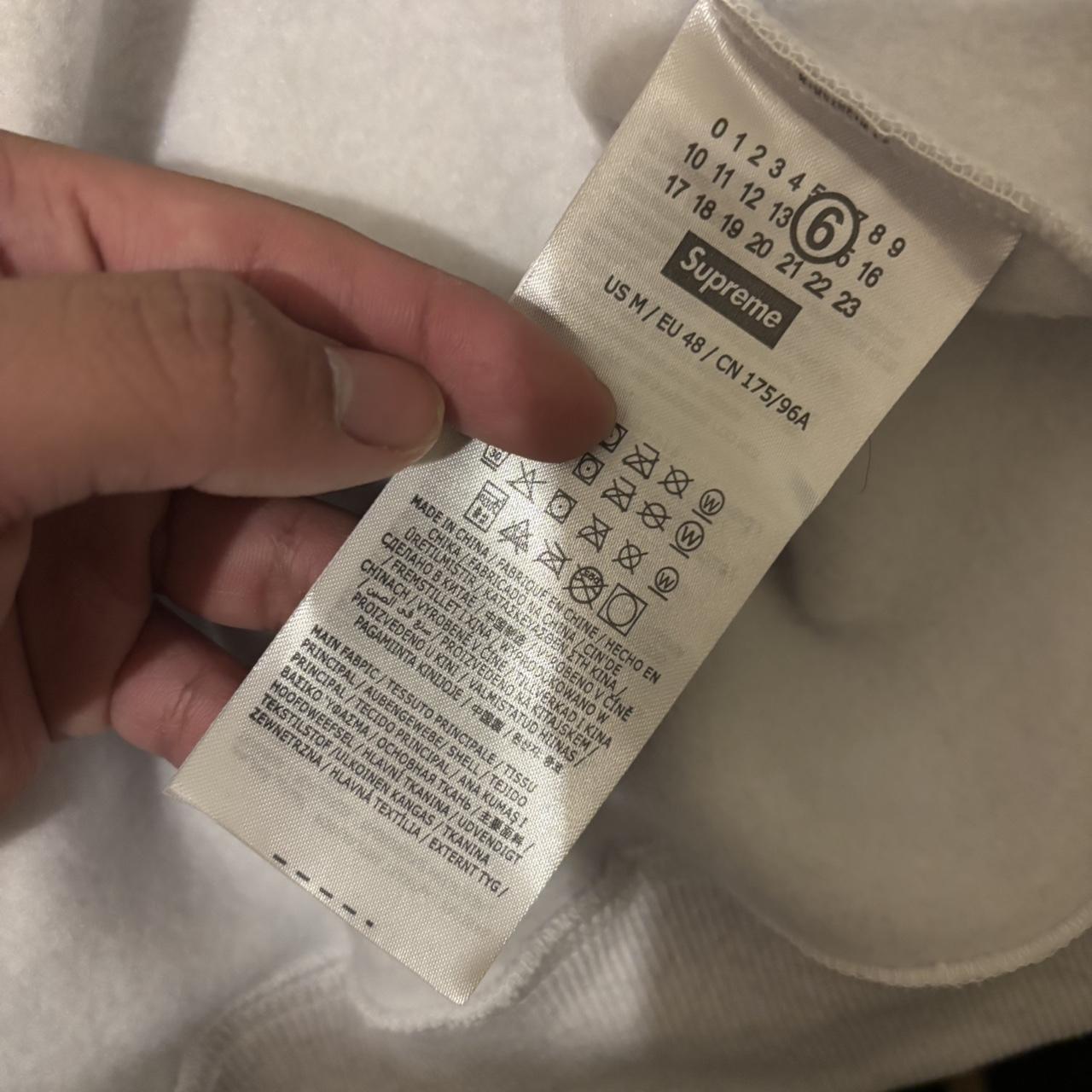 Supreme Maison Margiela Liquid blue zip up... - Depop