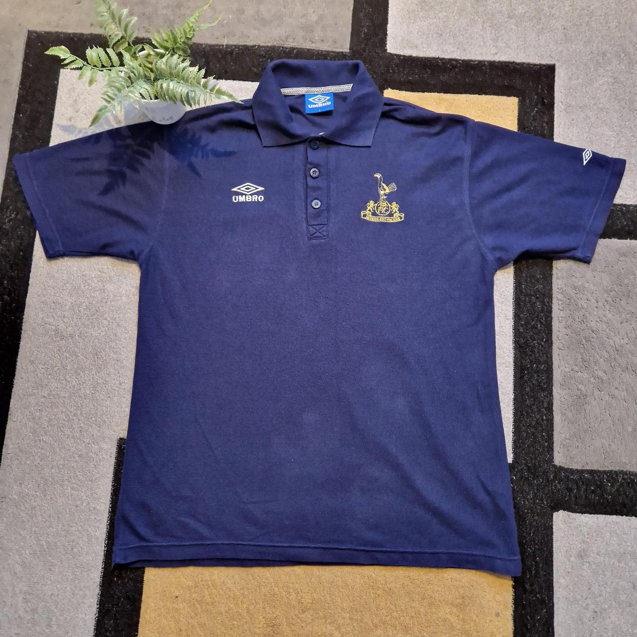Vintage Umbro Tottenham Polo Shirt - Size L Classic... | Depop
