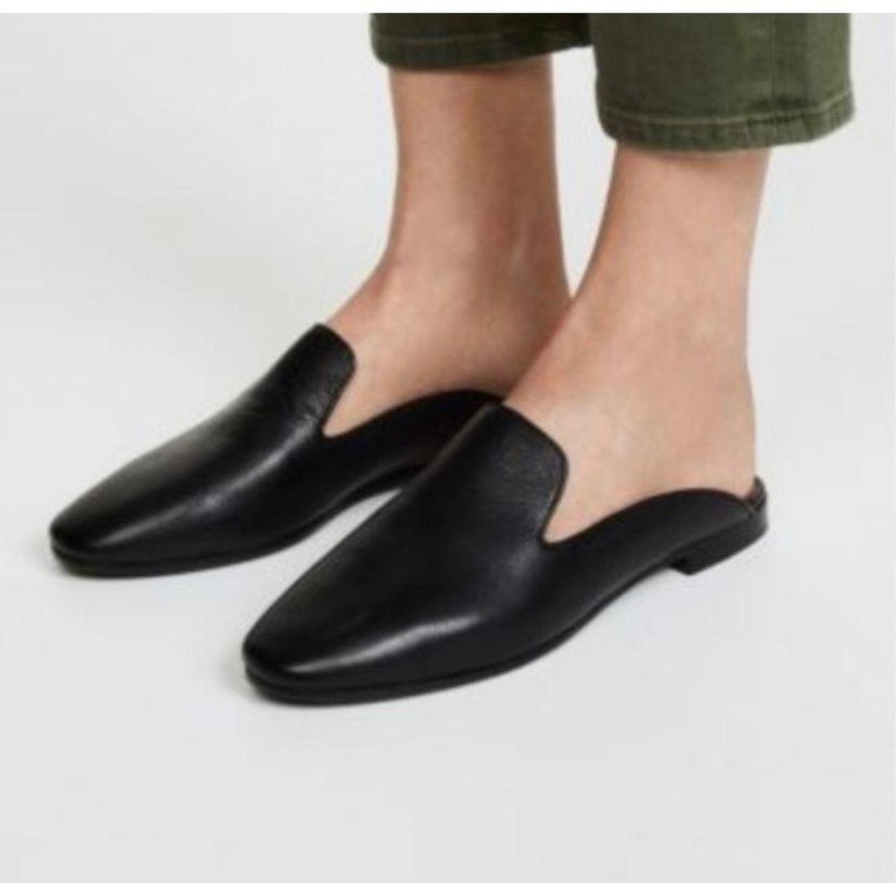 Frye Terri Leather Mules Slip On Flats 5.5M The... - Depop