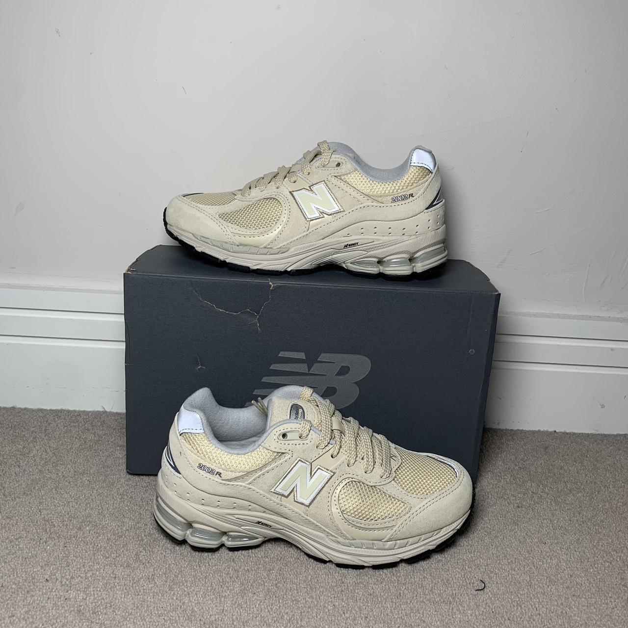 NEW BALANCE 2002R cream white Brand new, never... - Depop