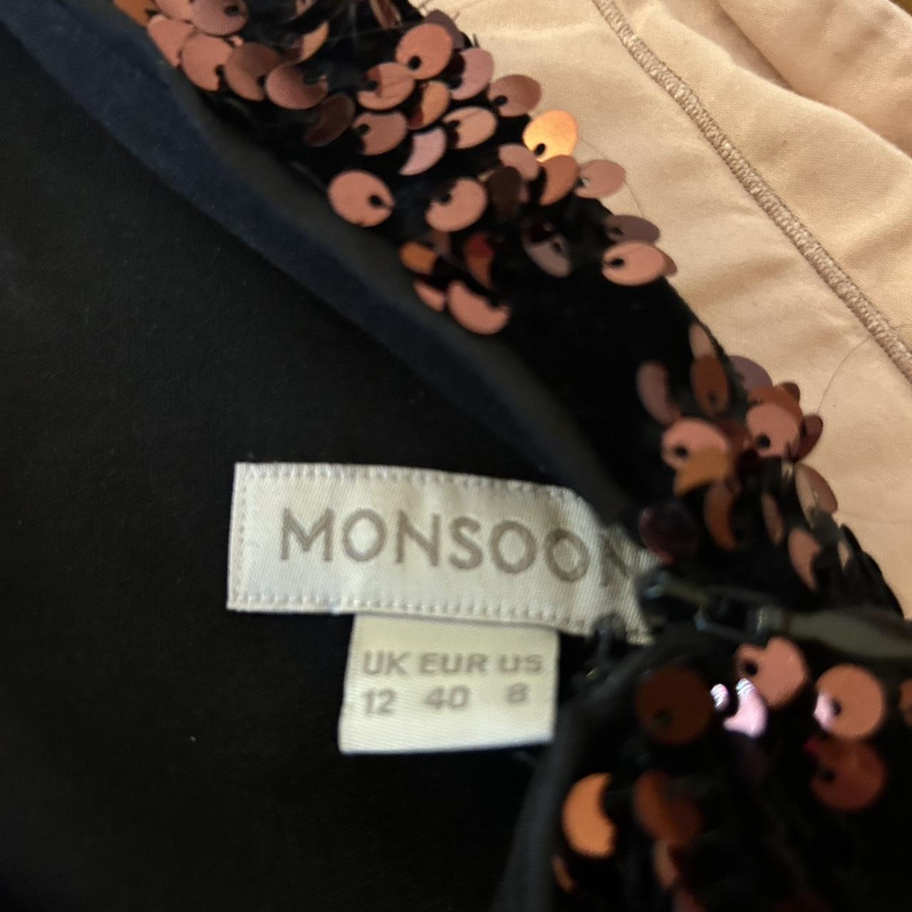 Stunning sequin velvet Monsoon dress - Depop