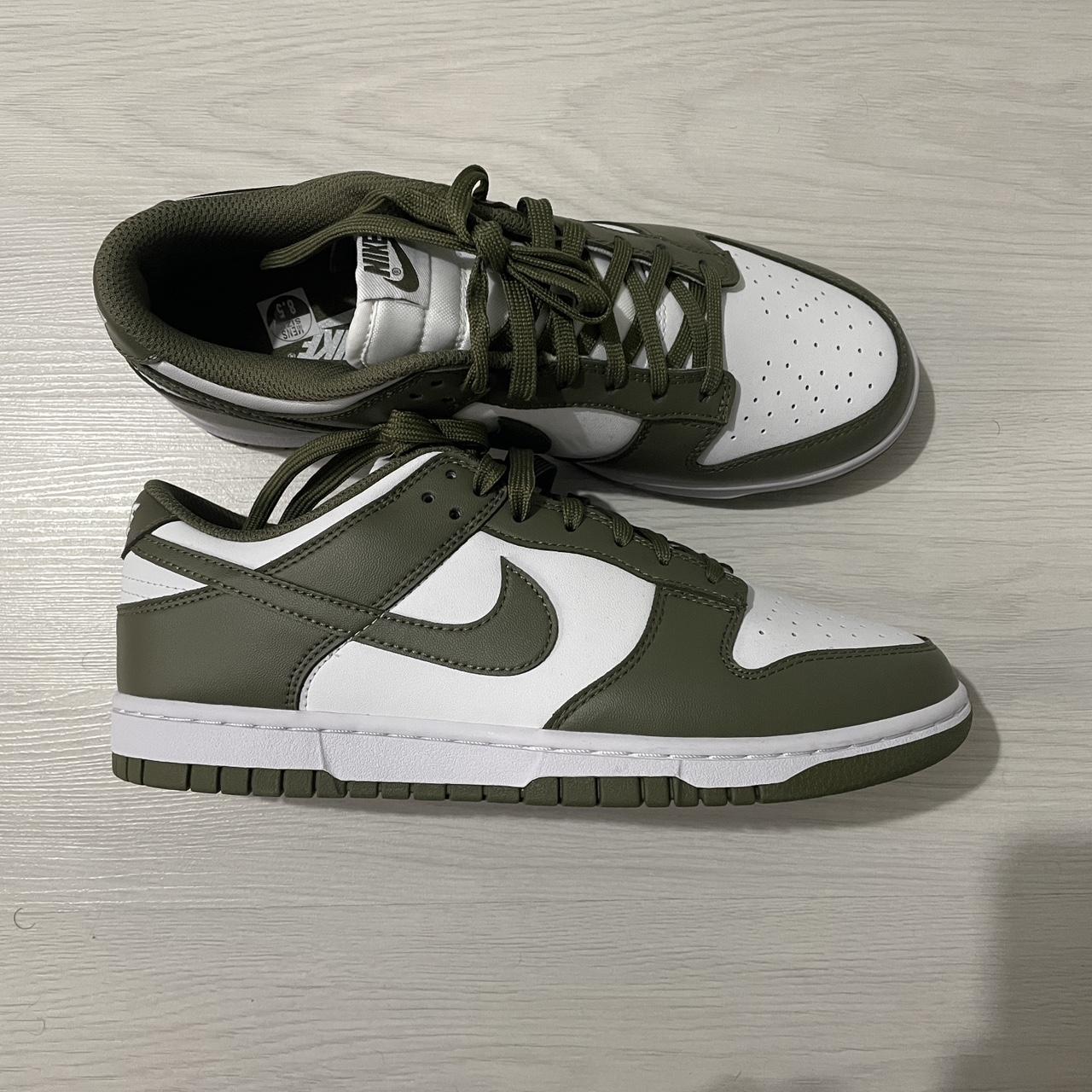 Nike Dunks Olive Green 1:1 - Depop