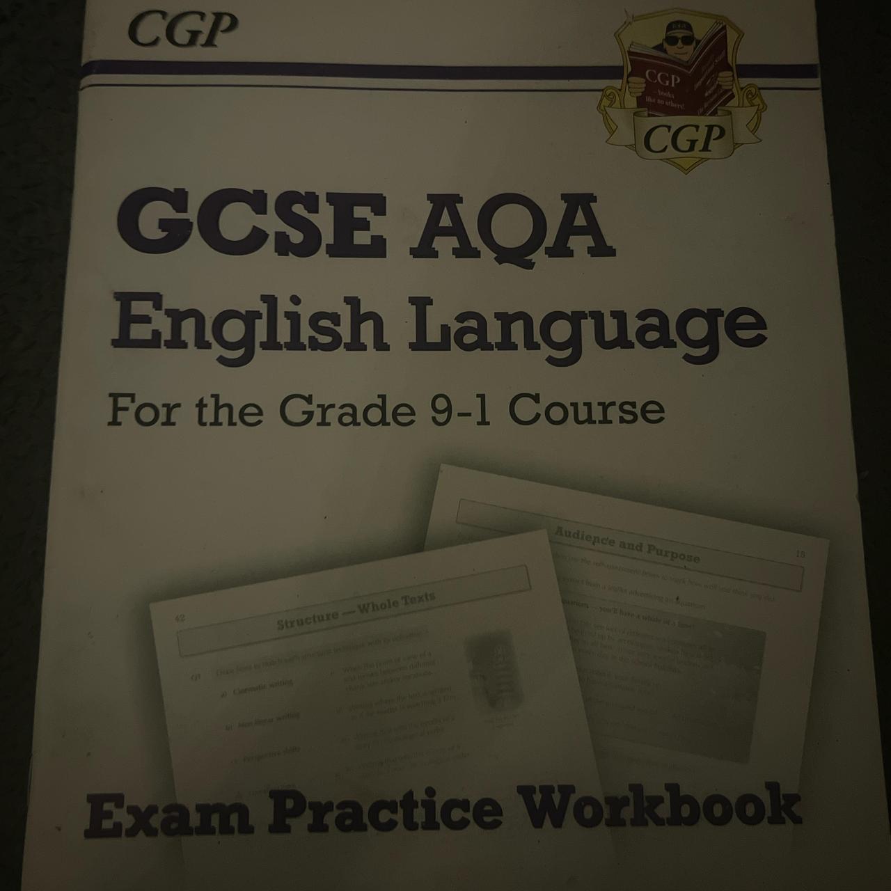 CGP GCSE AQA English Language Exam Practice... - Depop