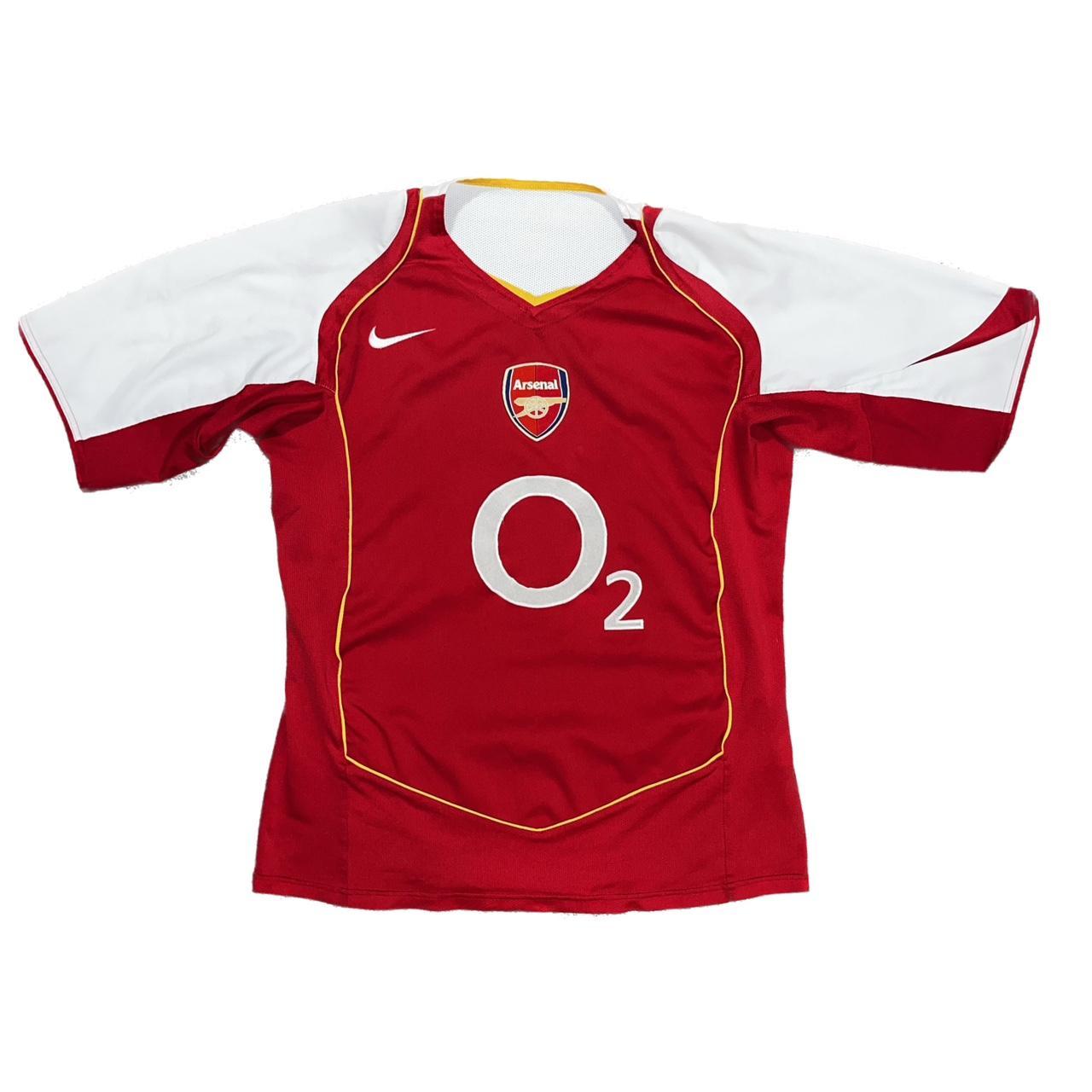 Nike Arsenal Invincibles 2004/05 Red Jersey Size... - Depop