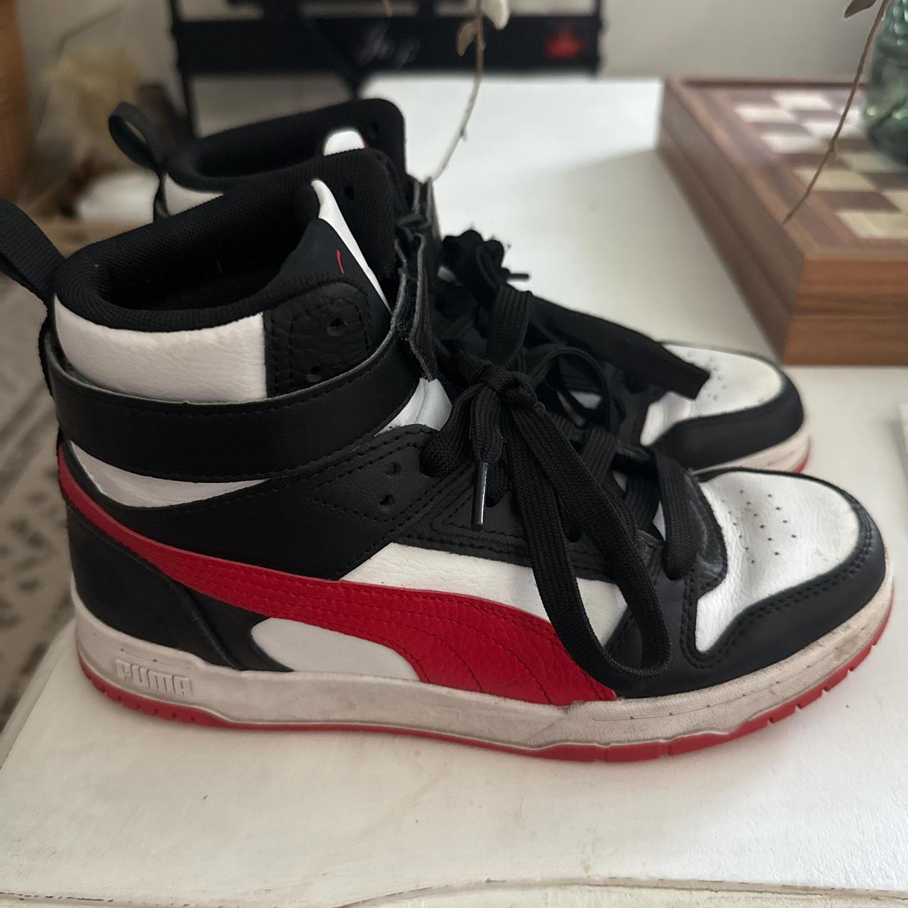 Boys 4.5 puma high top sneakers high top sneakers,... | Depop