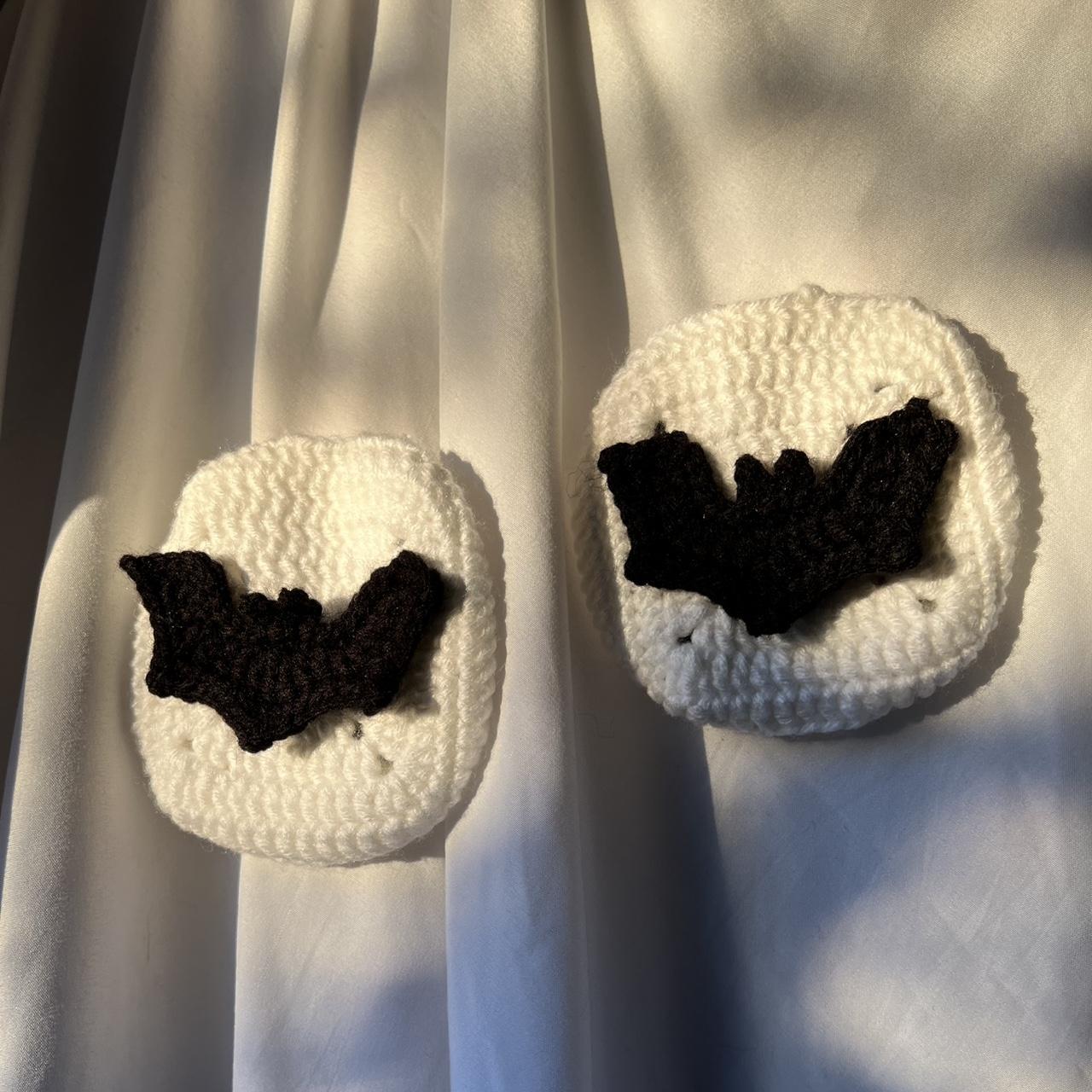 CUSTOM Crochet bat AirPod max headphone... - Depop
