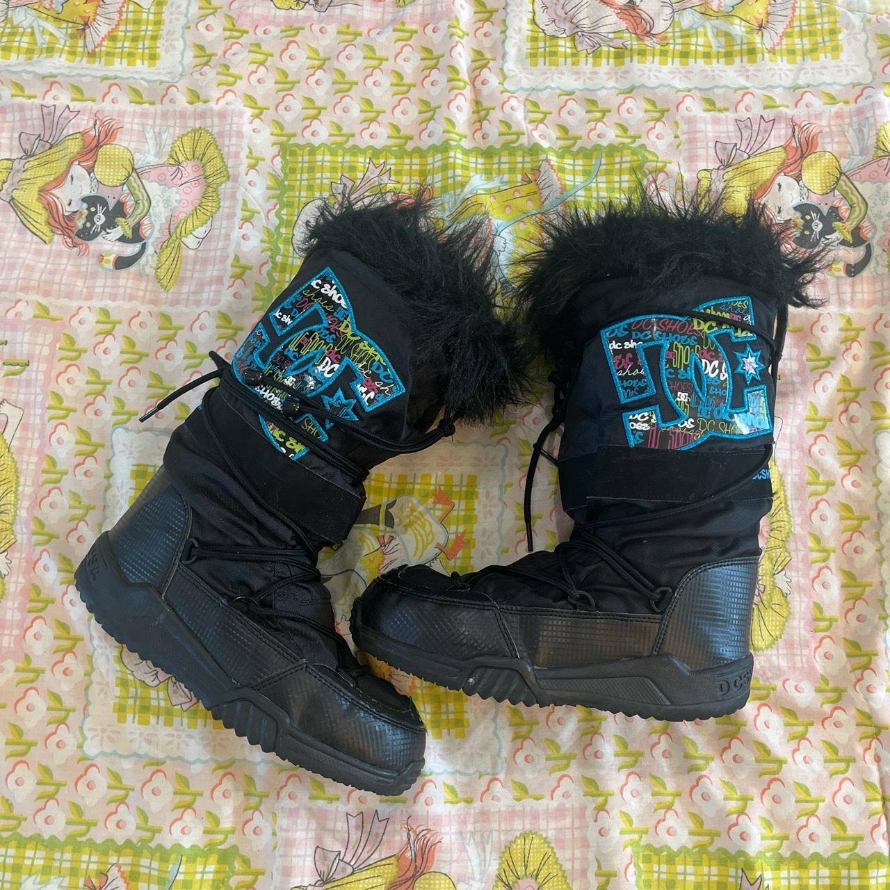 super scene multicolored dc boots !!! - Depop