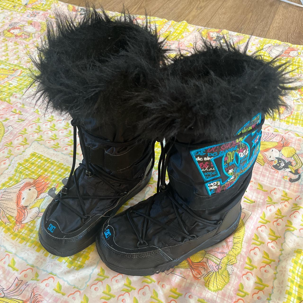 super scene multicolored dc boots !!! - Depop