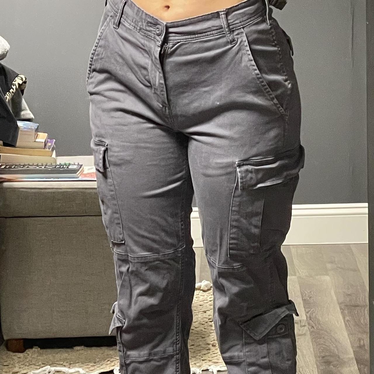 Grey cargos 26x30 Men size #cargos #grey - Depop