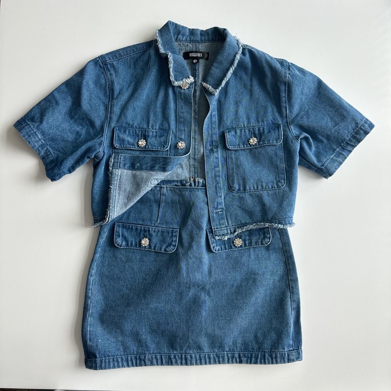 Missguided matching denim set! Super cute for... - Depop