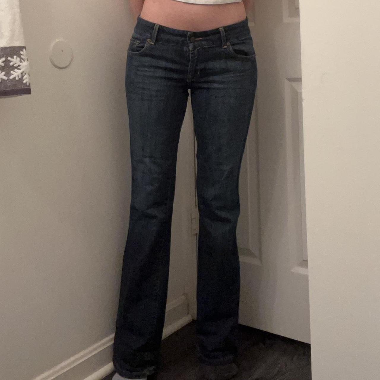 Vintage 2000s Low Rise Bootcut Seven Jeans - size... | Depop