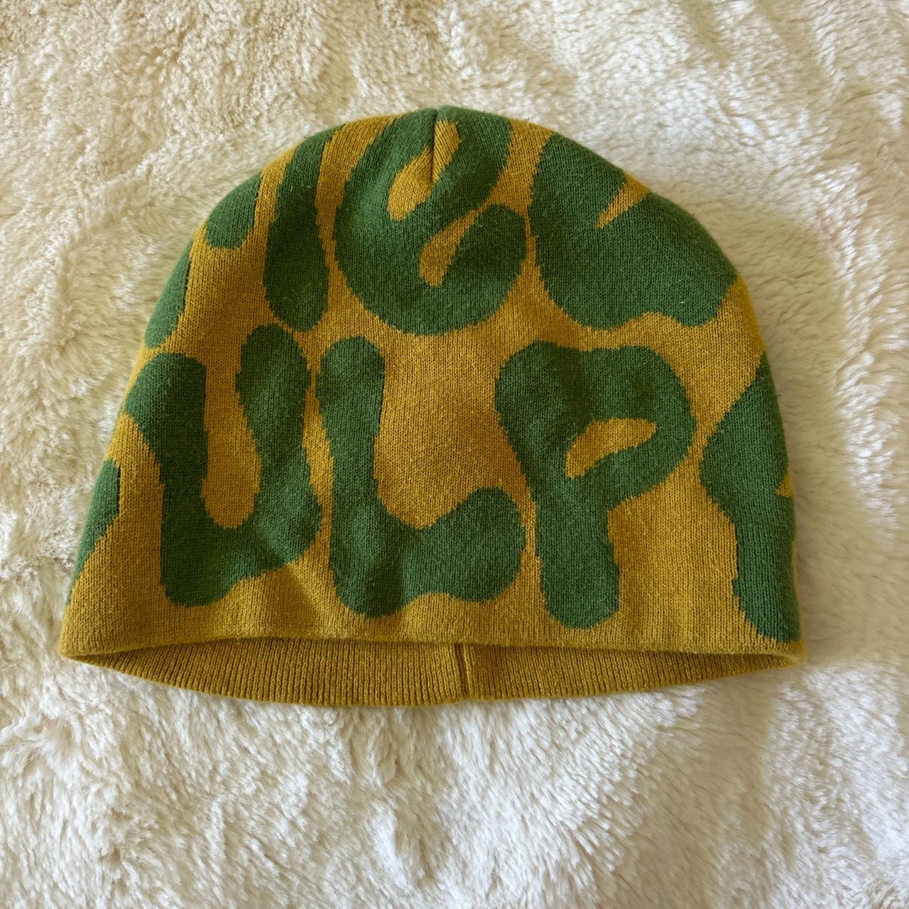 Authentic Mea Culpa beanie in Fun Day Green and... - Depop