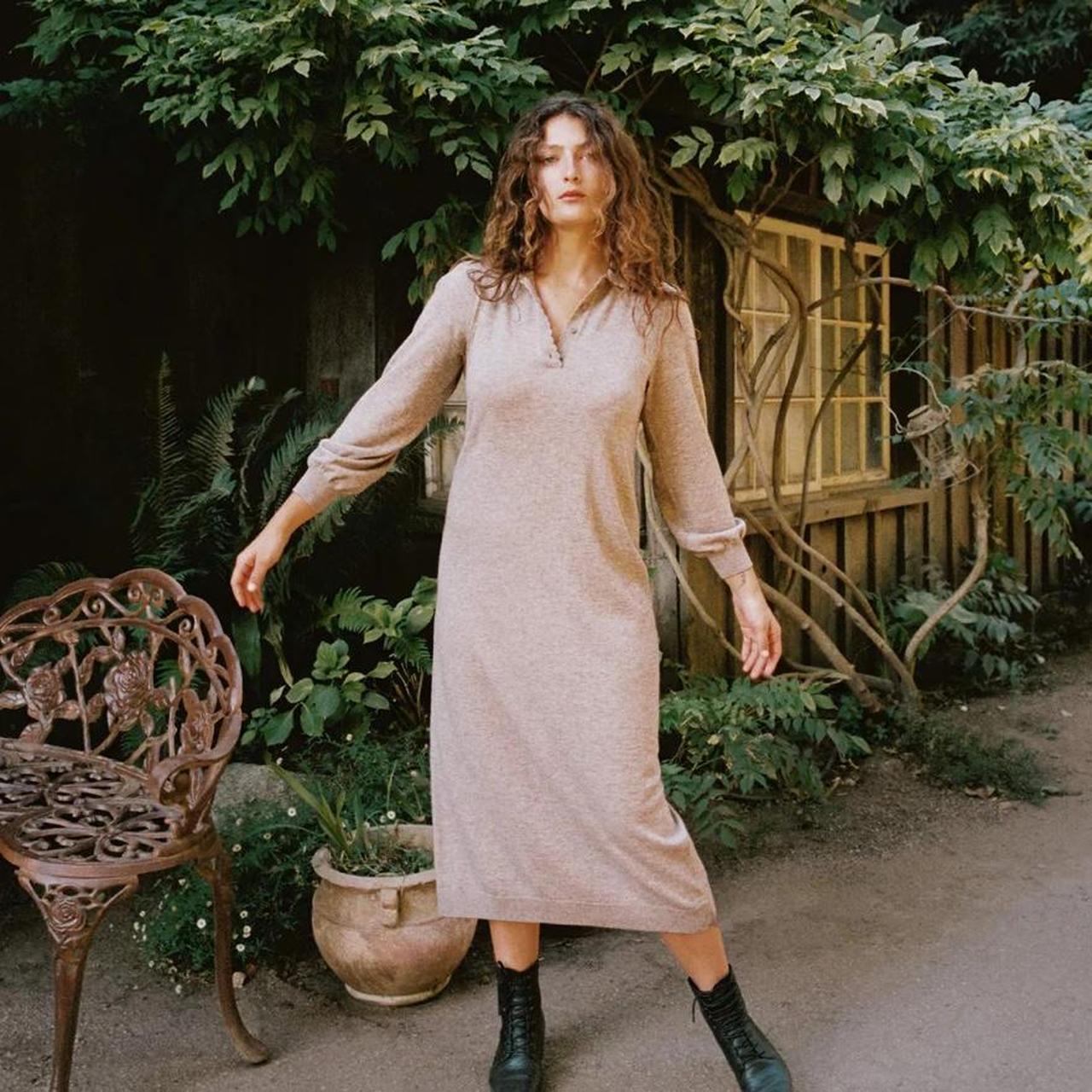 Christy Dawn- Sofia Sweater dress in cacao Brand new... - Depop