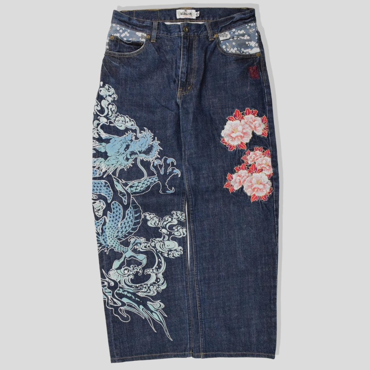 Karakuri jeans Authentic Vintage Japanese Karakuri... | Depop