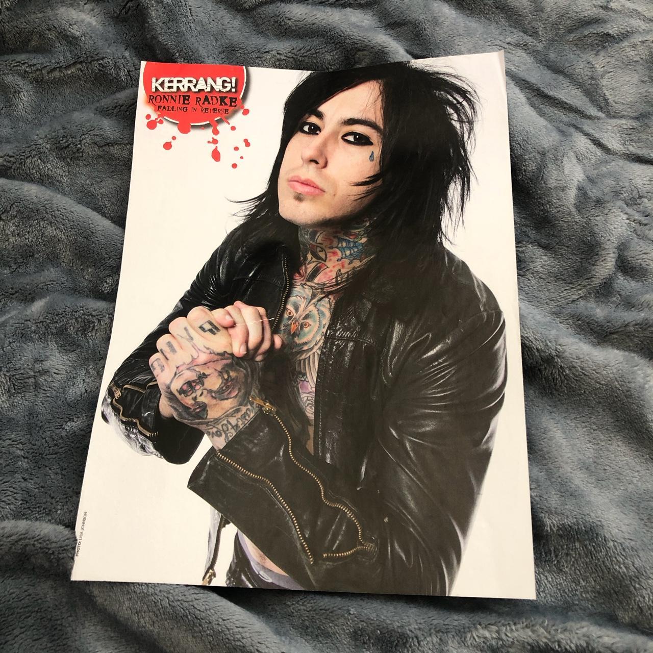 Ronnie Radke - falling in reverse A4 KERRANG poster!... - Depop