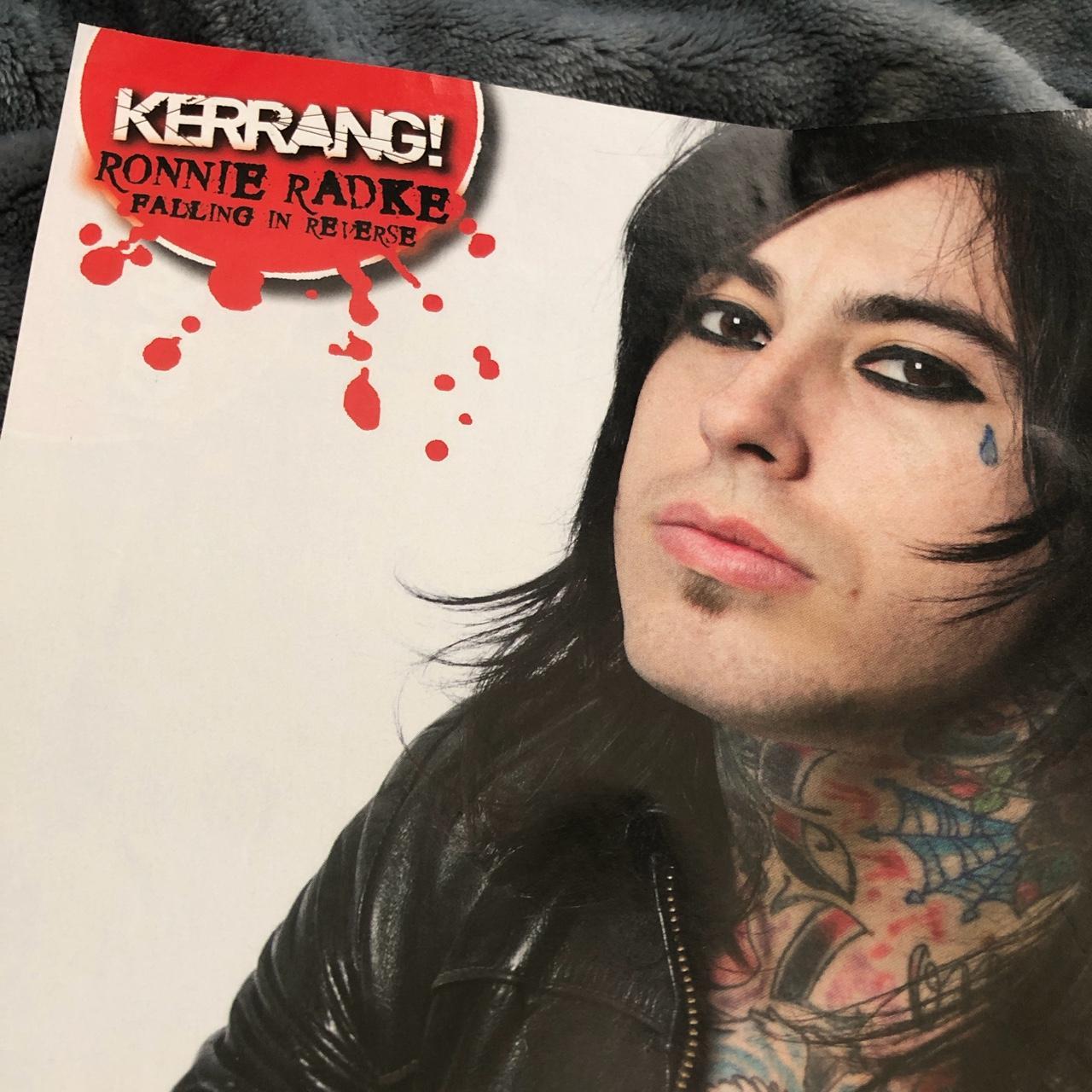 Ronnie Radke - falling in reverse A4 KERRANG poster!... - Depop