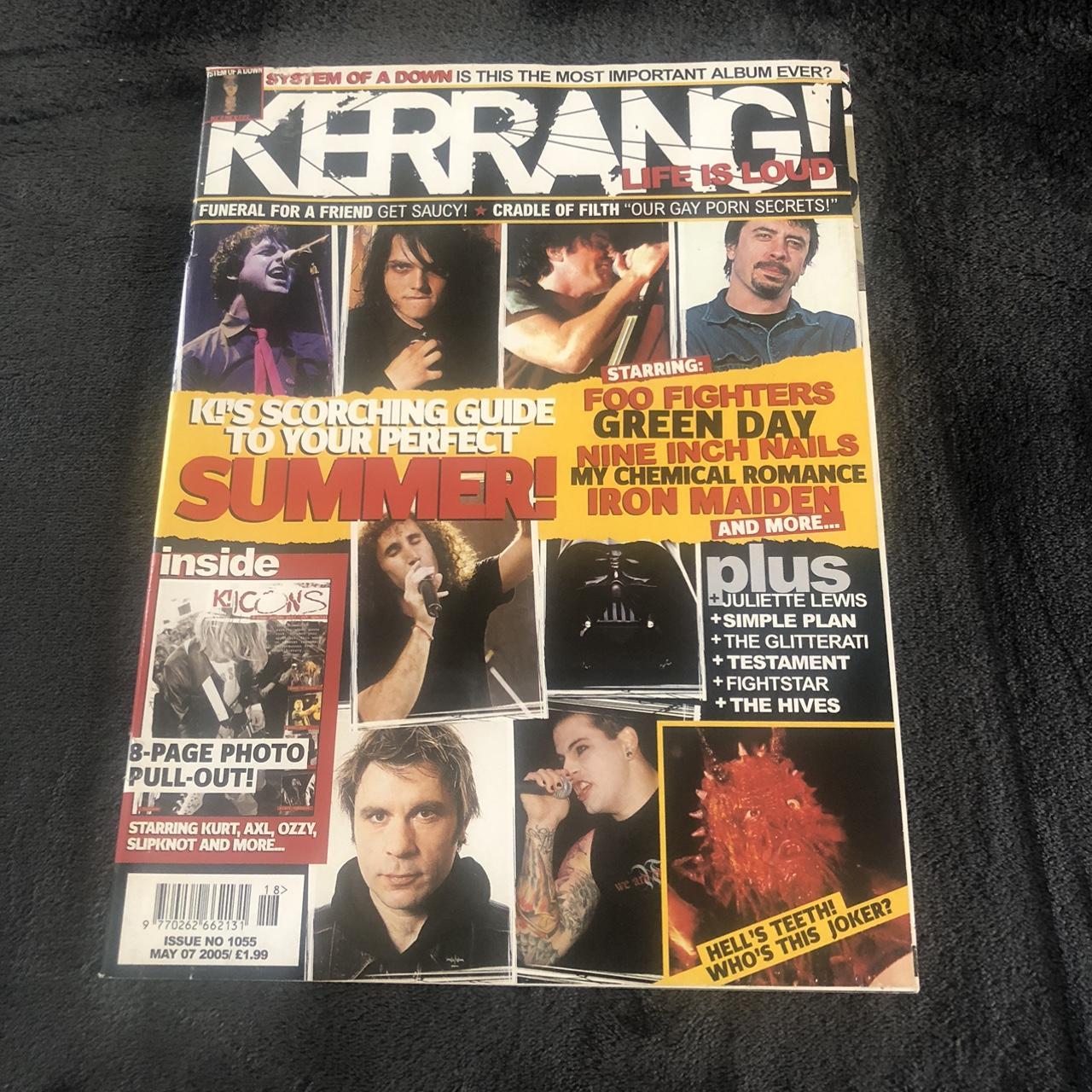 Slightly damaged Kerrang magazine from 2005. •yes... - Depop