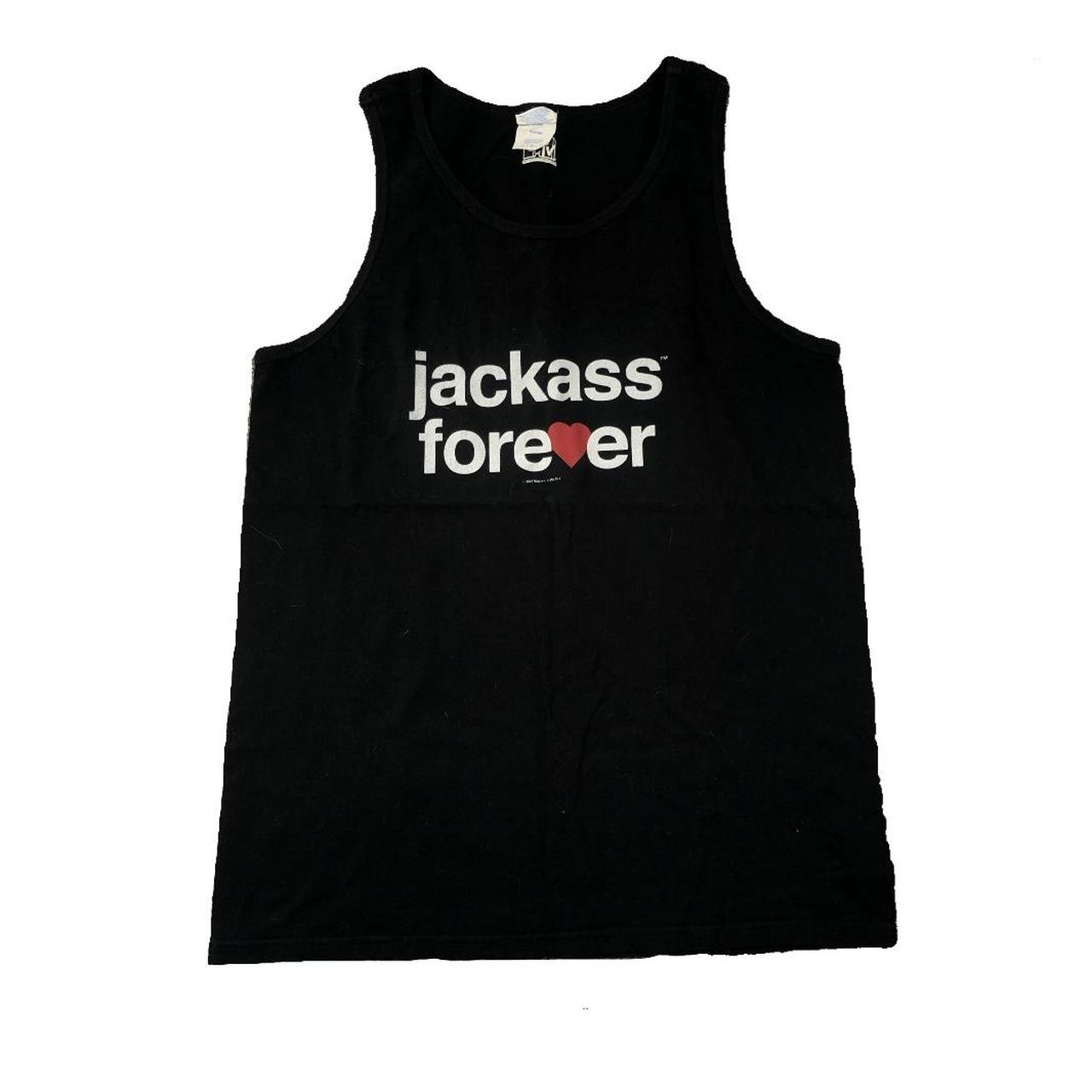Rare true vintage JACKASS FOREVER tank top. Official... - Depop
