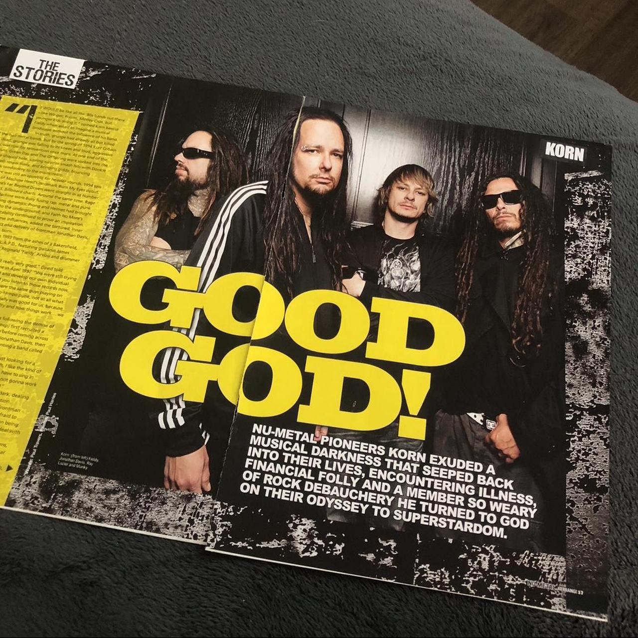 KORN A4 Kerrang 2 page poster!! Rare •worldwide... - Depop