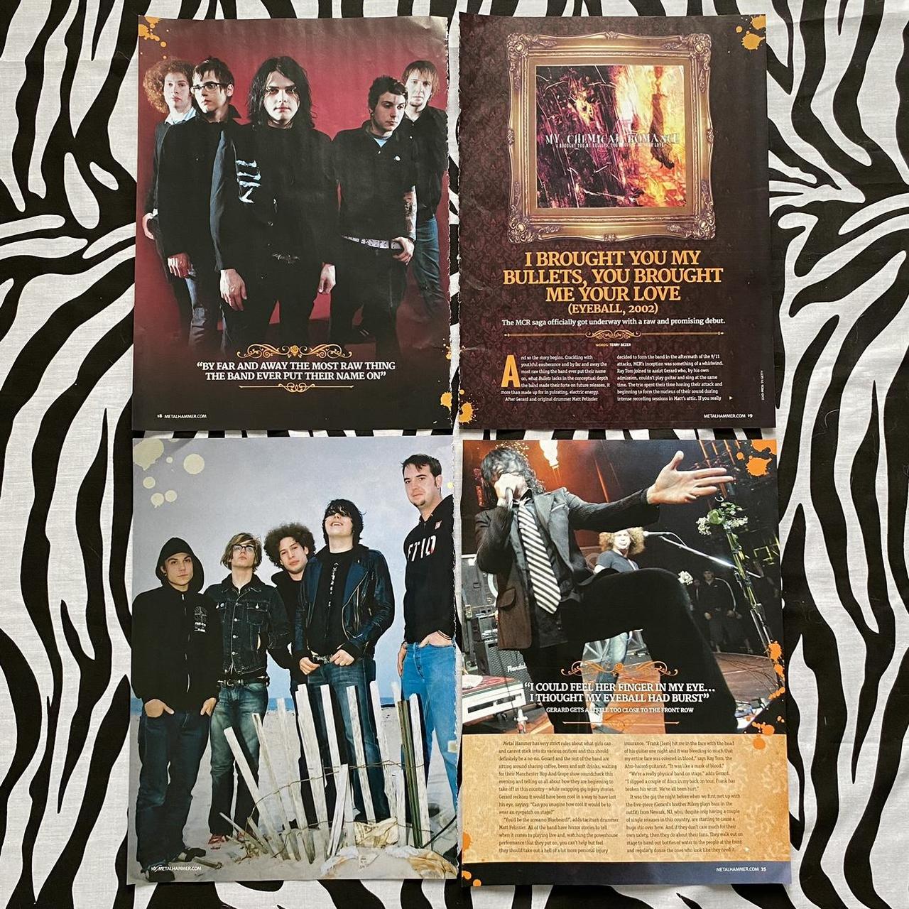 Collection of 4 My Chemical Romance Bullets era... - Depop