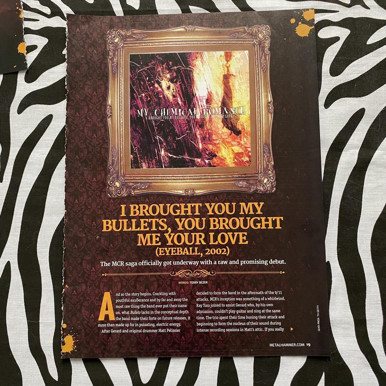 Collection of 4 My Chemical Romance Bullets era... - Depop