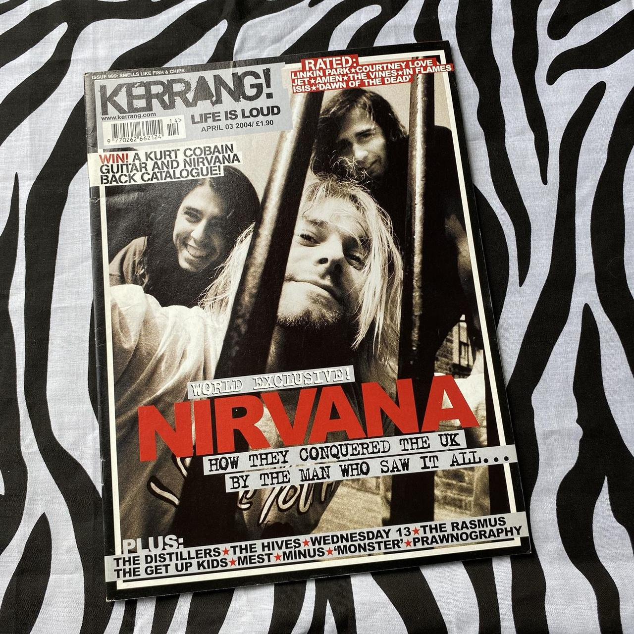 RARE vintage 2004 Nirvana Kerrang magazine!! From... - Depop