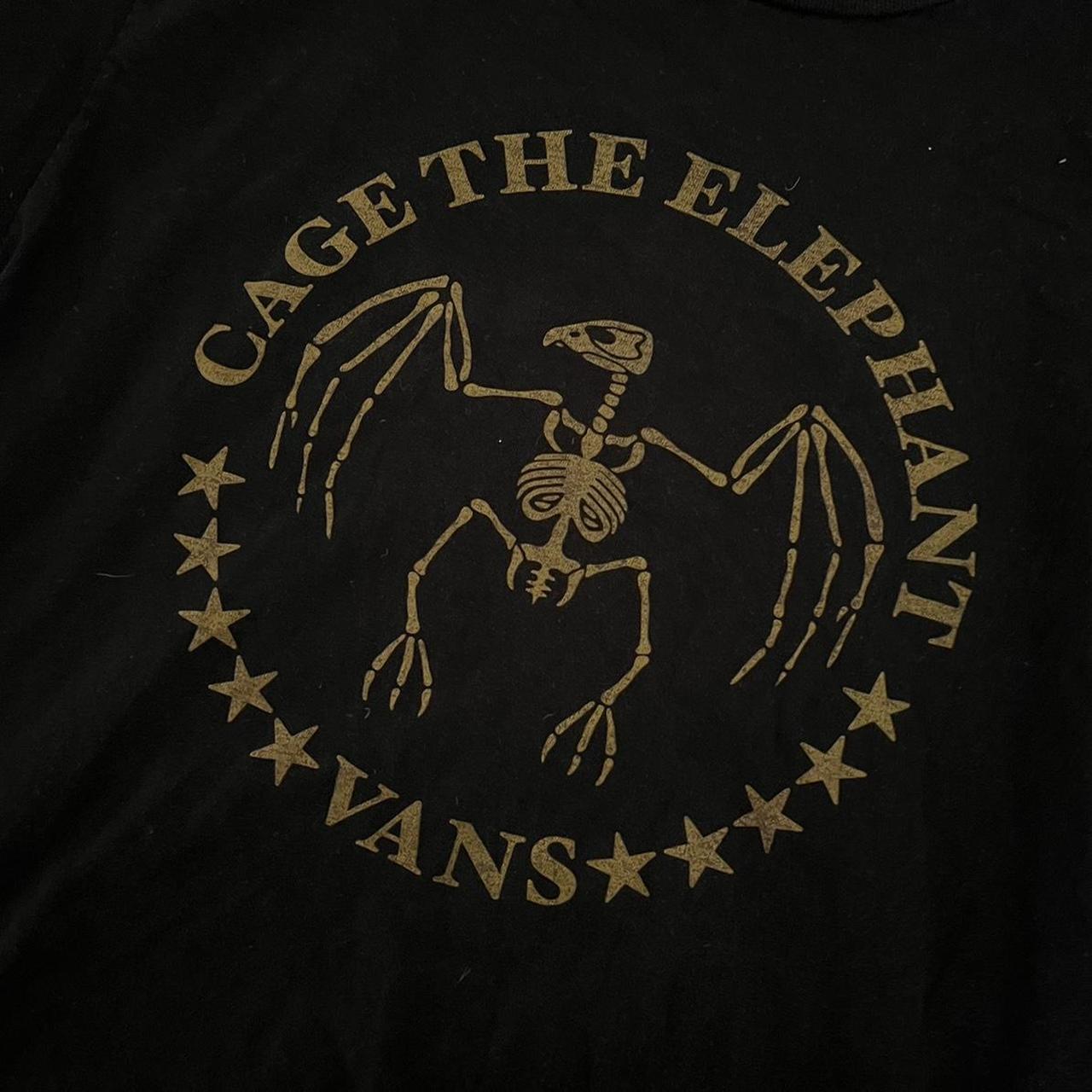 Cage The Elephant x VANS collaboration t-shirt... - Depop