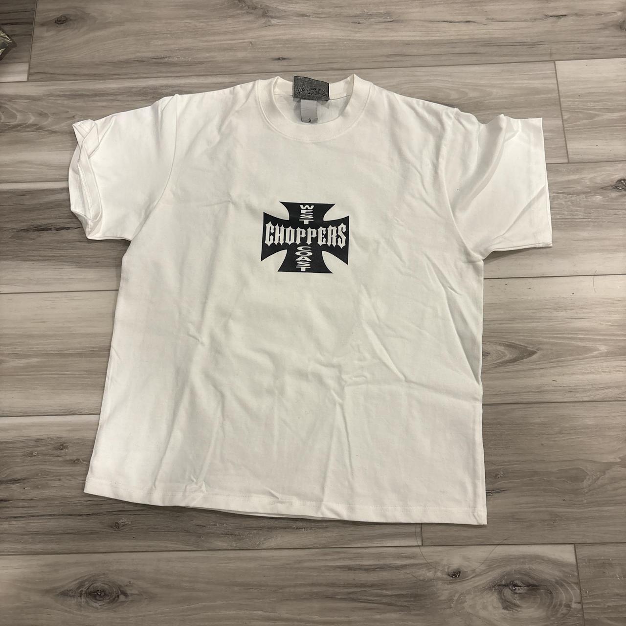 West Coast Choppers White T-Shirt – Size Small... | Depop