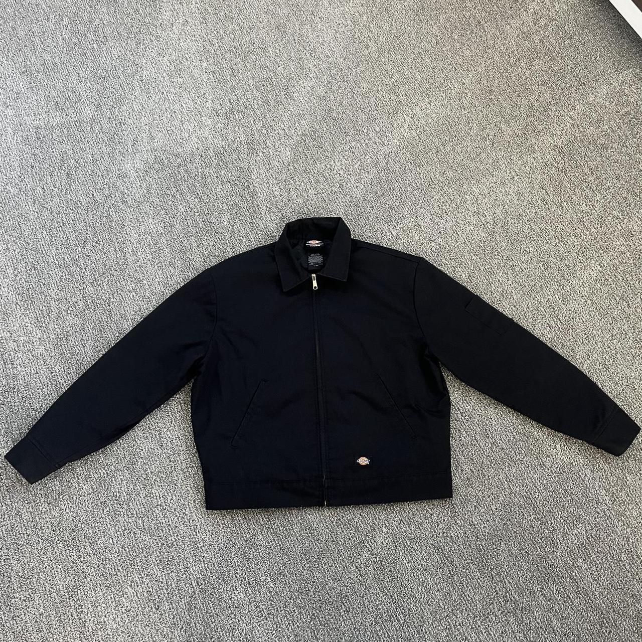 Black dickies work jacket, fits like Carhartt... - Depop