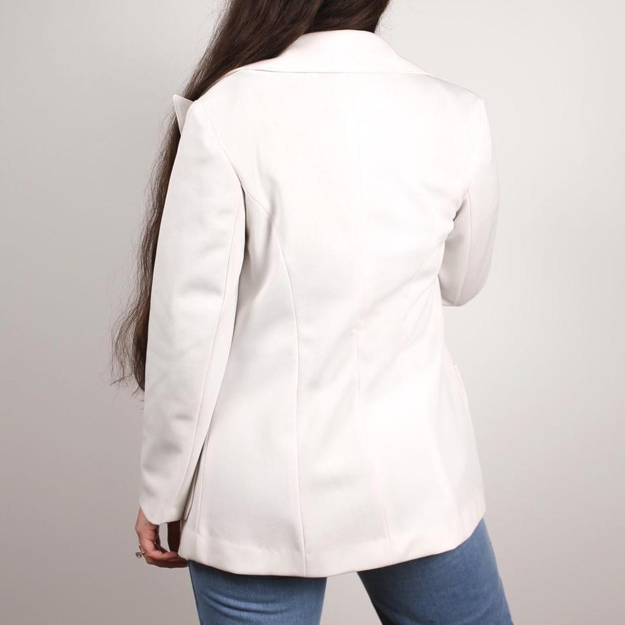 Women's White Jacket | Depop