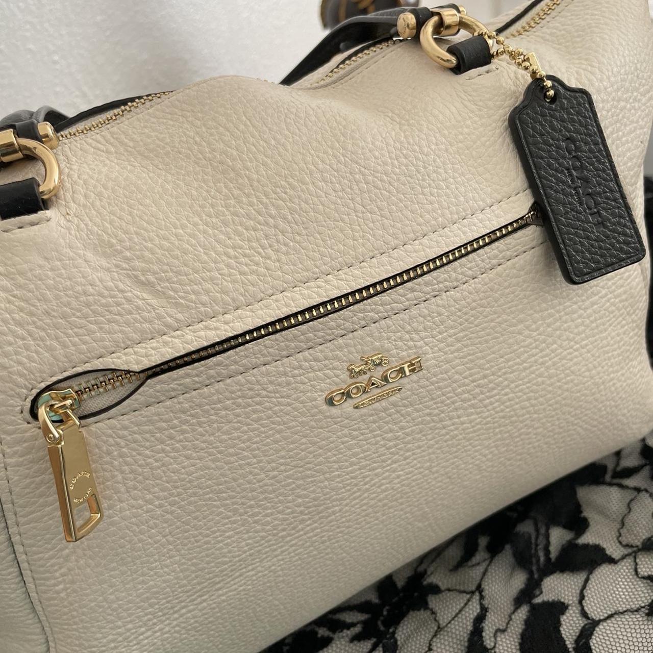 Coach Purse • White cute little coach bag •... - Depop