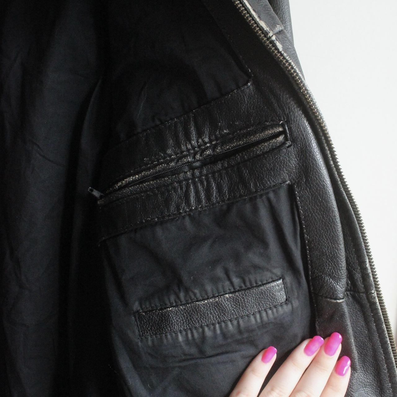 Black Oil Company. Kenvelo Leather Jacket. “Black... - Depop